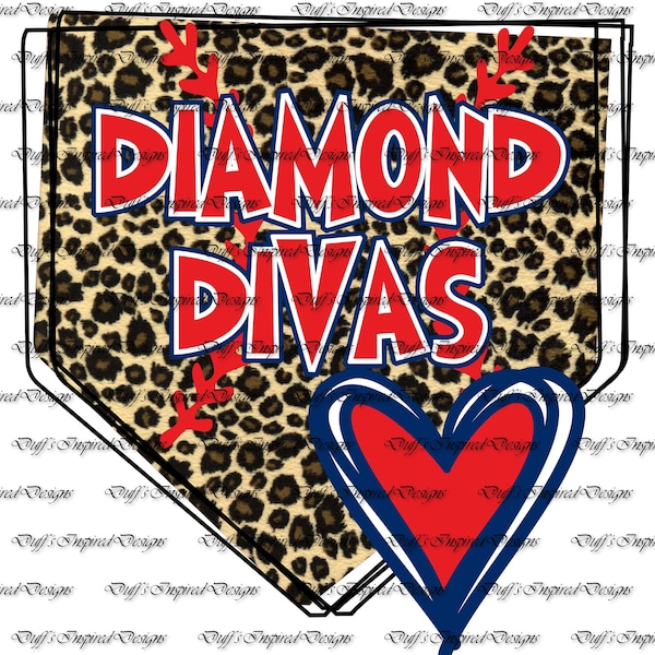 Diamond Divas Softball Png - Etsy