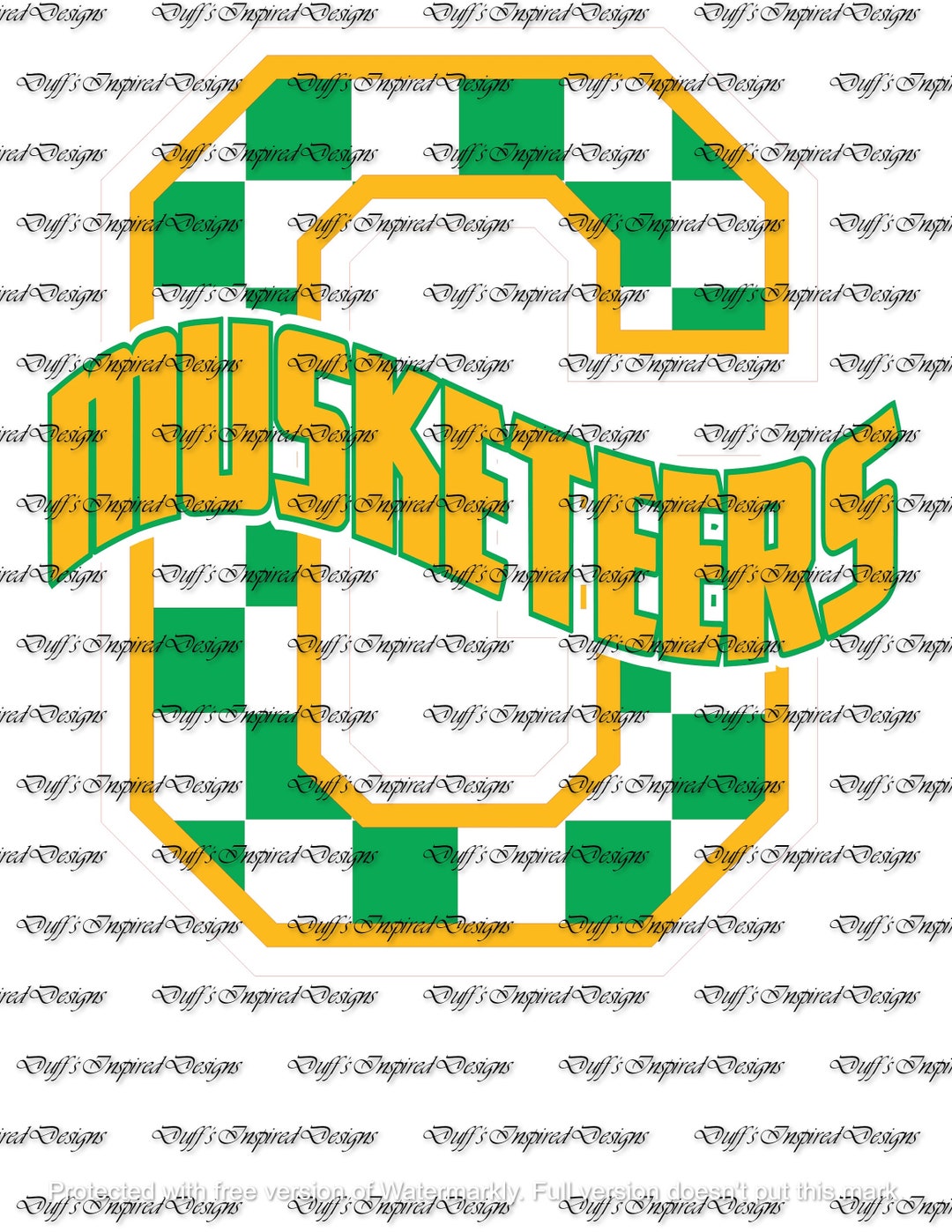 Musketeers Checkered, Sublimation, Digital, Instant - Etsy