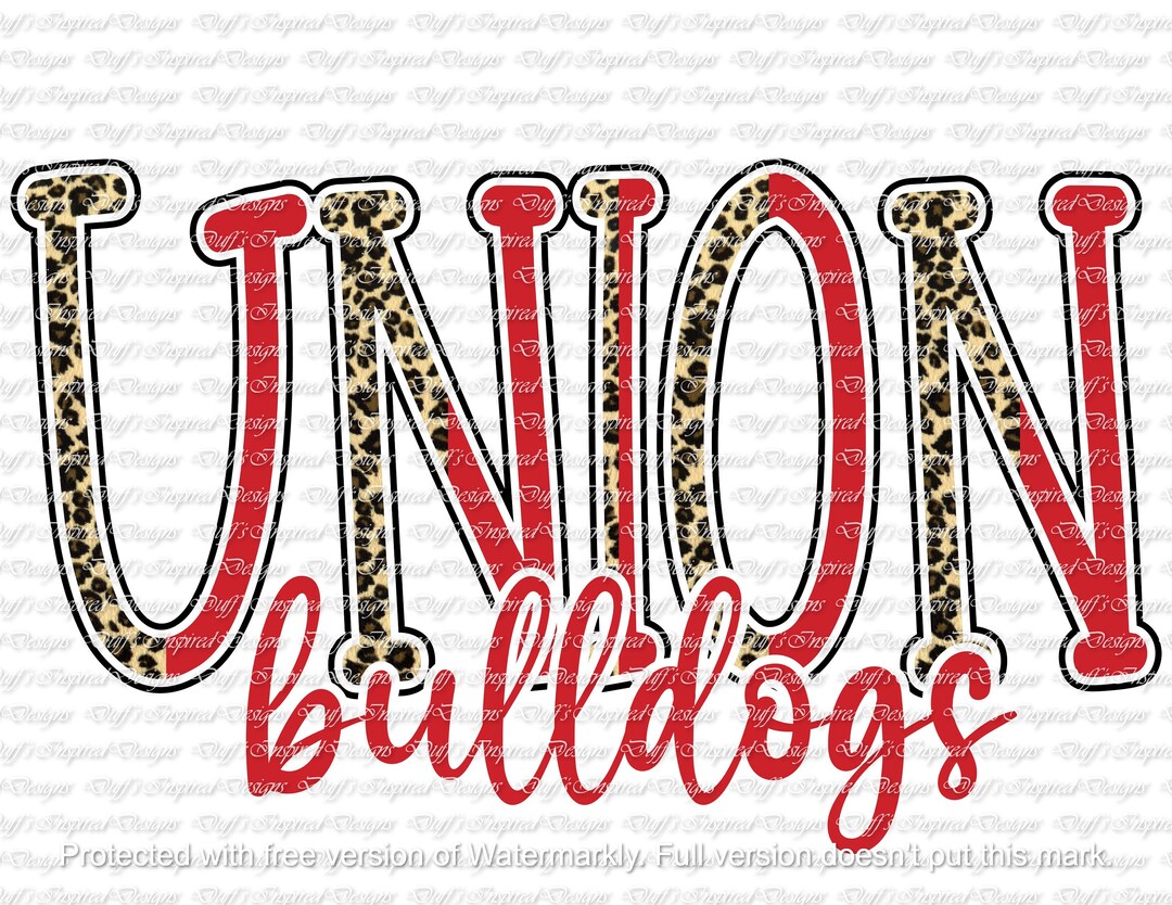 Union Bulldogs PNG, Sublimation, Digital, Instant Download - Etsy