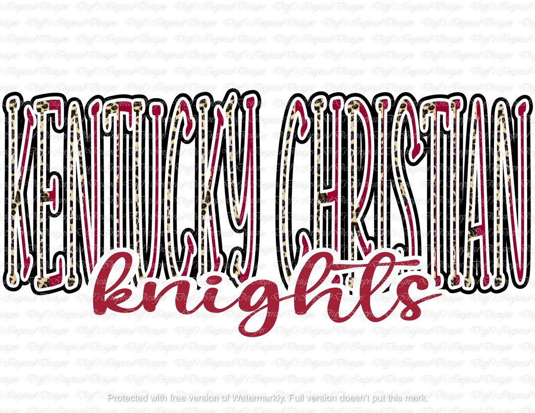 Kentucky Christian University Knights PNG, Sublimation, Digital ...
