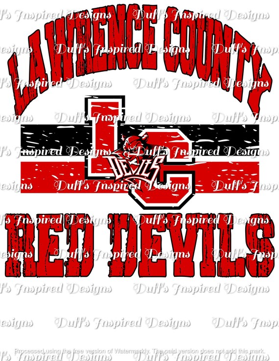 Lawrence County Red Devils Logo Red Devils Athletics