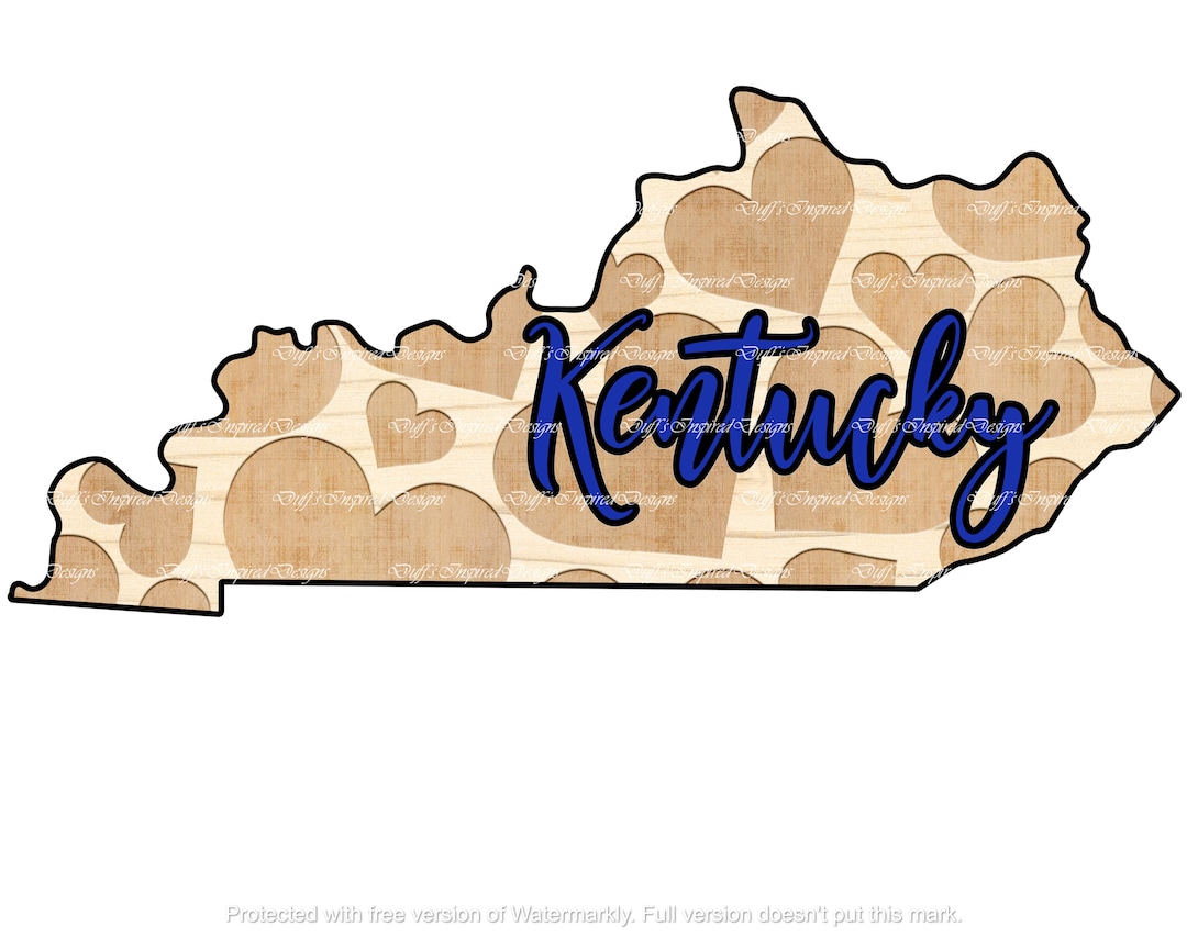 Kentucky K PNG Sublimation Digital Instant UK Blue - Etsy