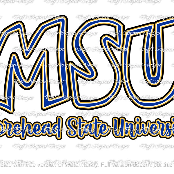 Msu Morehead State University Svg - Etsy