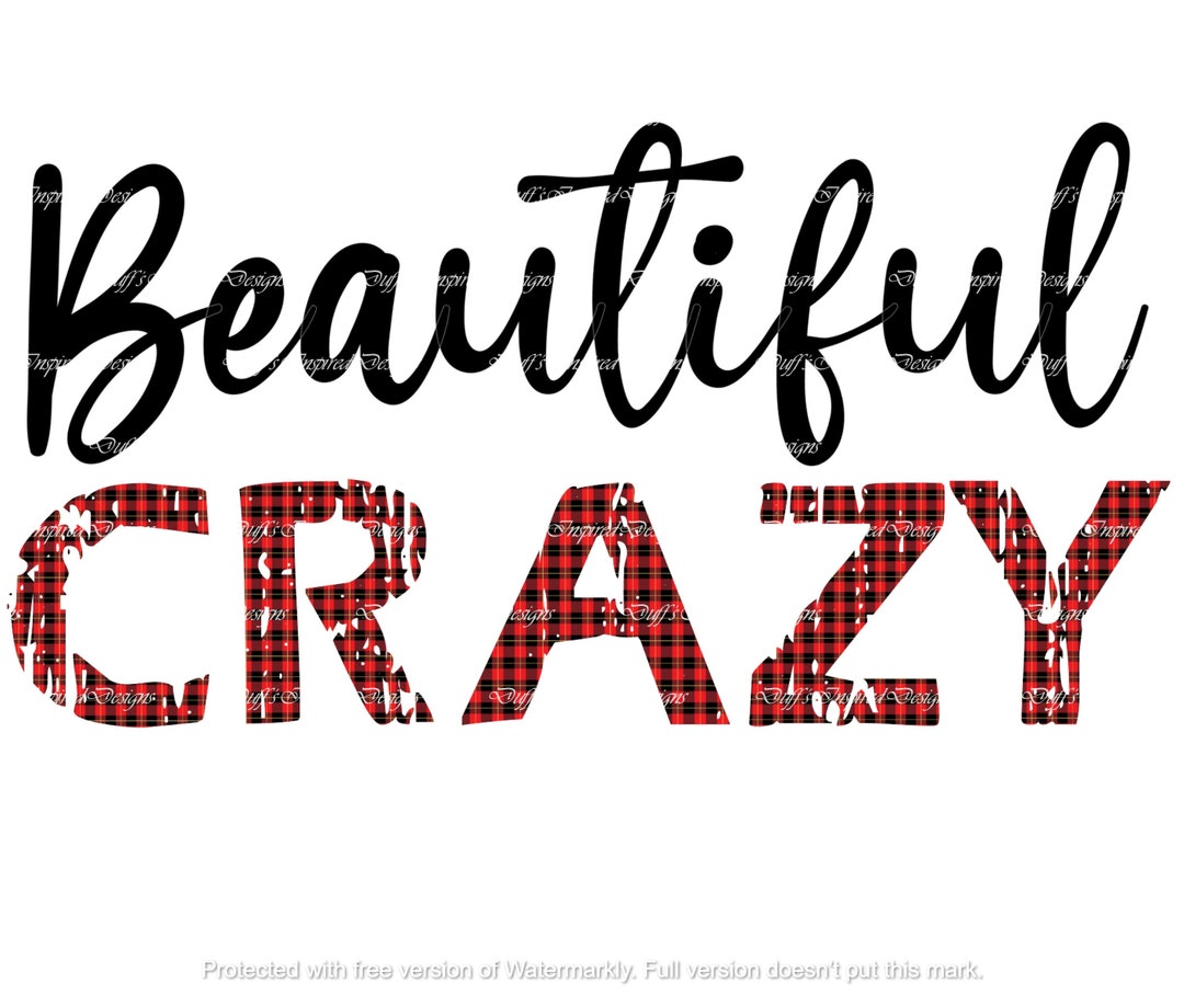 Beautiful Crazy Red Plaid PNG Sublimation Digital Instant - Etsy