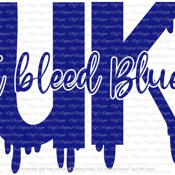 Bleed Blue - Etsy