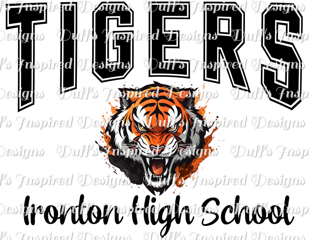 Ironton, Tigers, PNG, Sublimation, Digital, Instant - Etsy