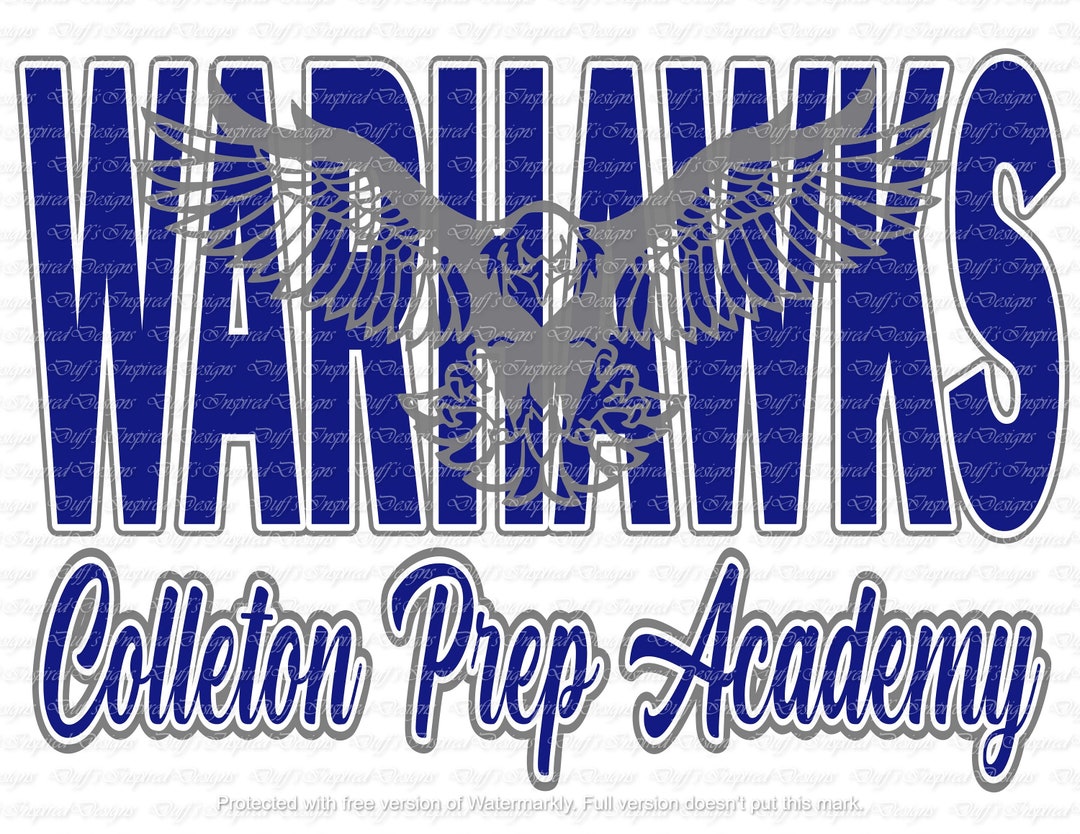 Colleton Prep Academy Warhawks, PNG, Sublimation, Digital, Instant ...