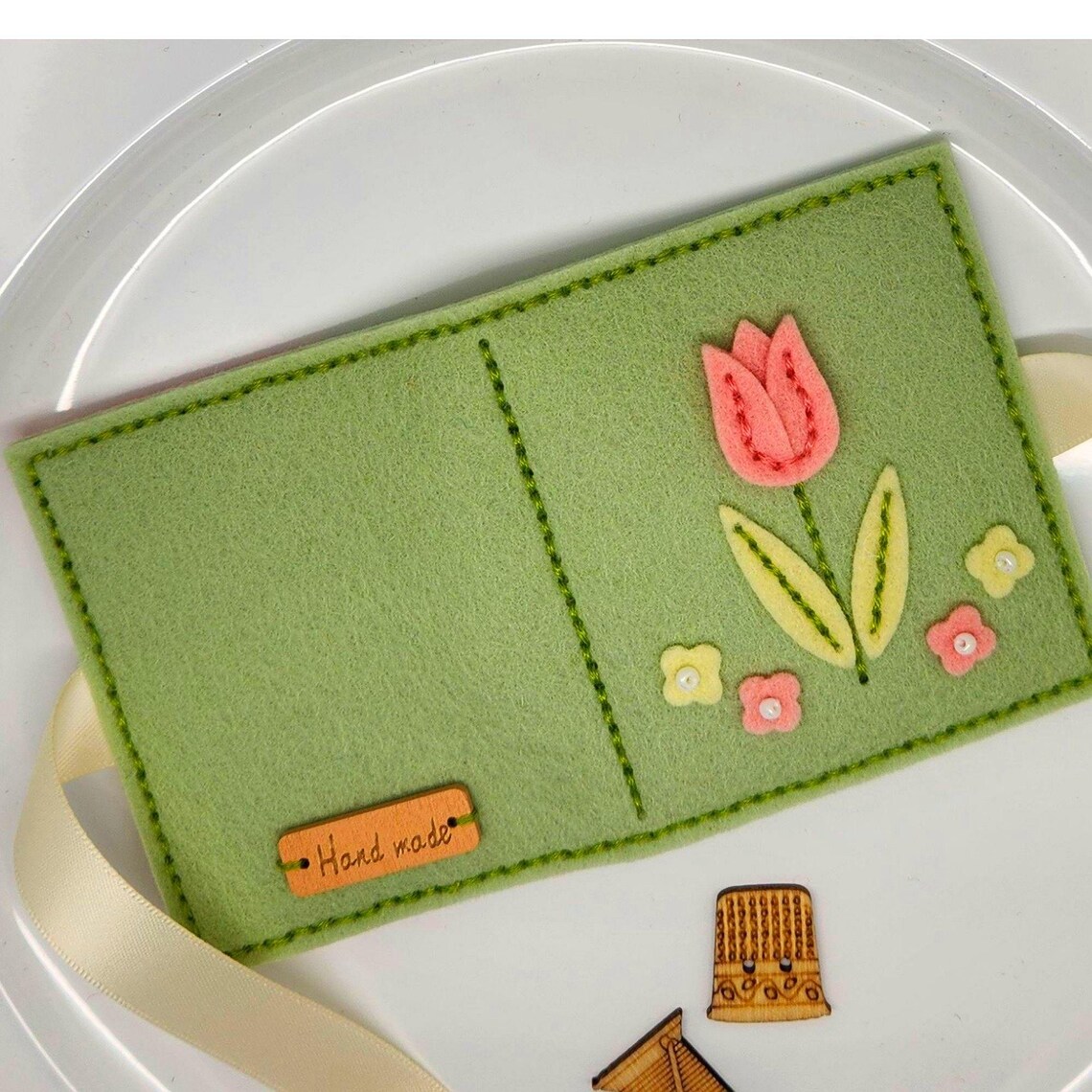 Wool Felt Needle Book - Etsy