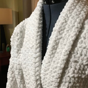 Snuggly Crochet Robe Pattern - Etsy