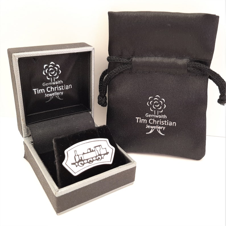 Steam Engine Tie Pin headboard Design Handmade From Sterling - Etsy UK