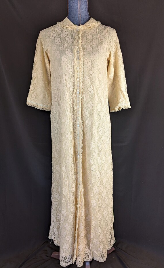 vintage 50s robe dressing - Gem