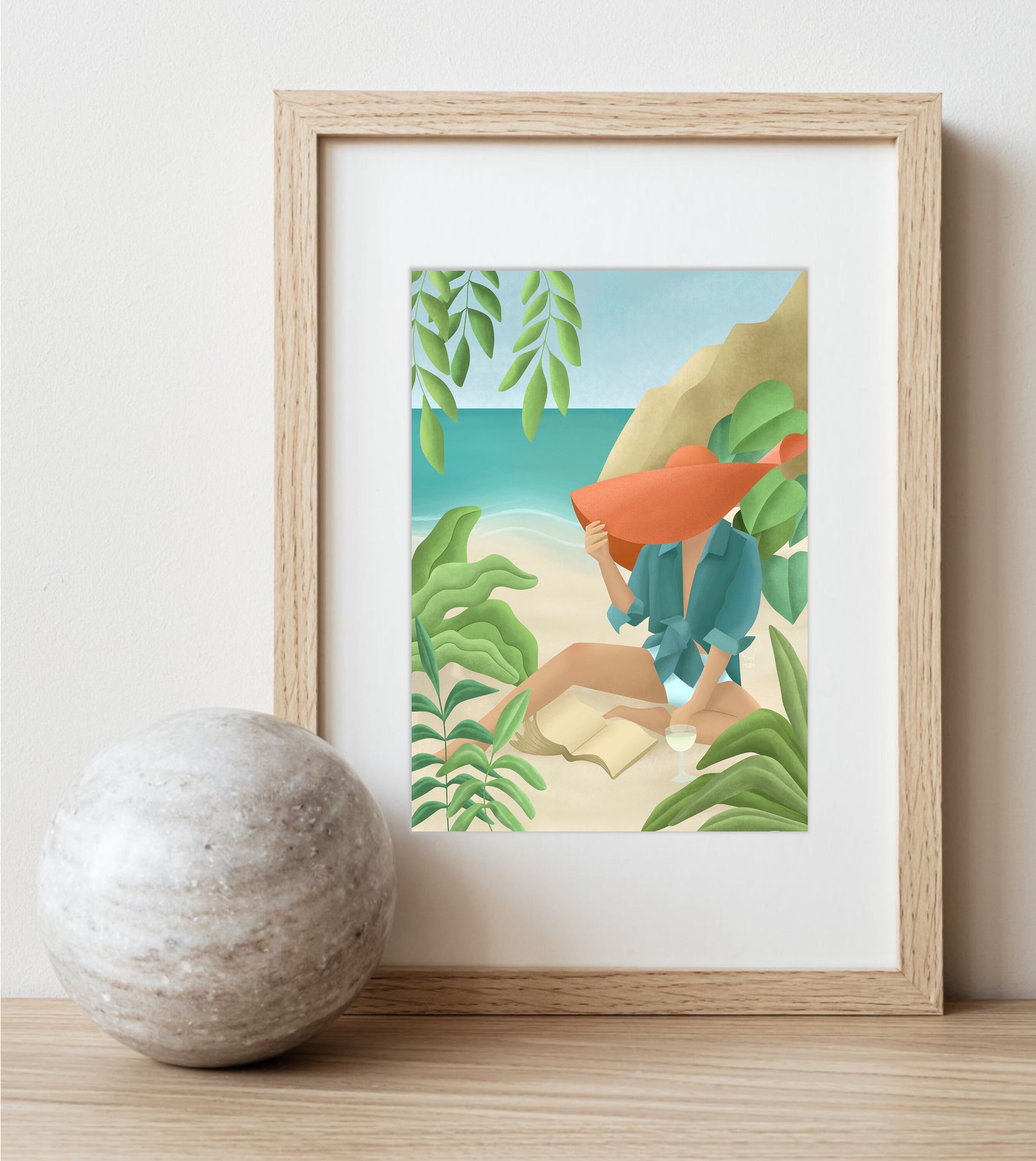 Summer Day, Fine Art Print, Girl Poster, Wall Print, Woman Portrait ...