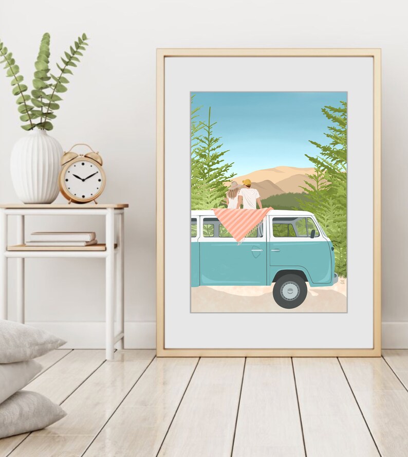 Road Trip Print Fine Art Print Travel Poster Wall Art | Etsy