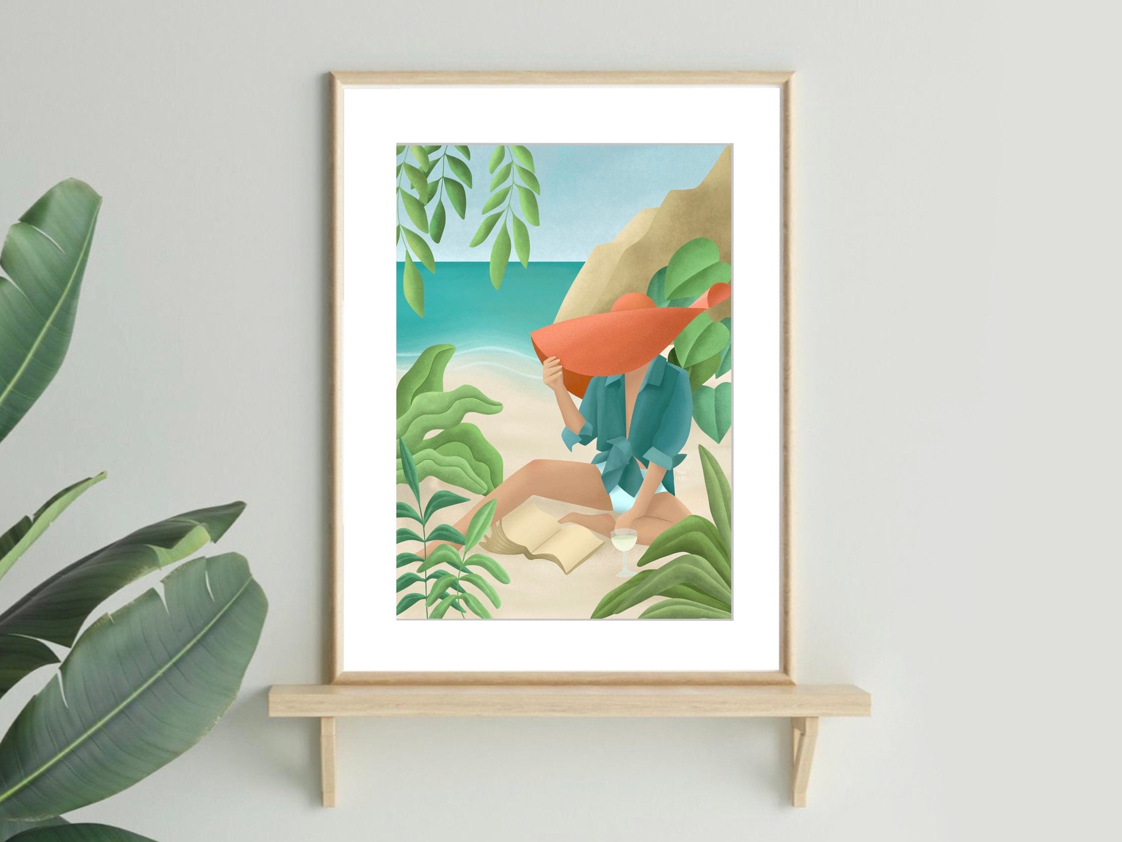 Summer Day, Fine Art Print, Girl Poster, Wall Print, Woman Portrait ...