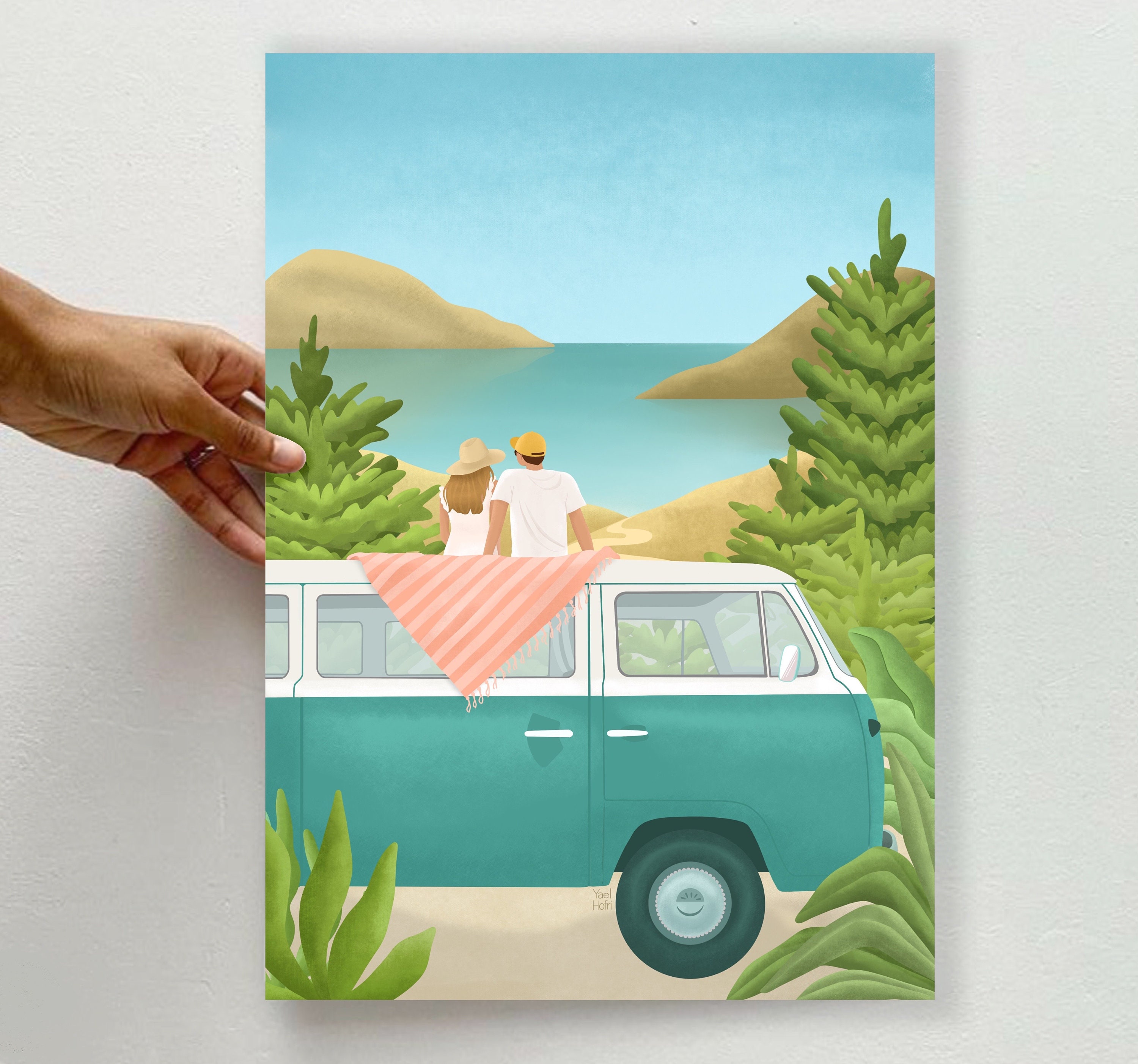 Road Trip, Print, Fine Art Print, Travel Poster, Wall Art Print ...