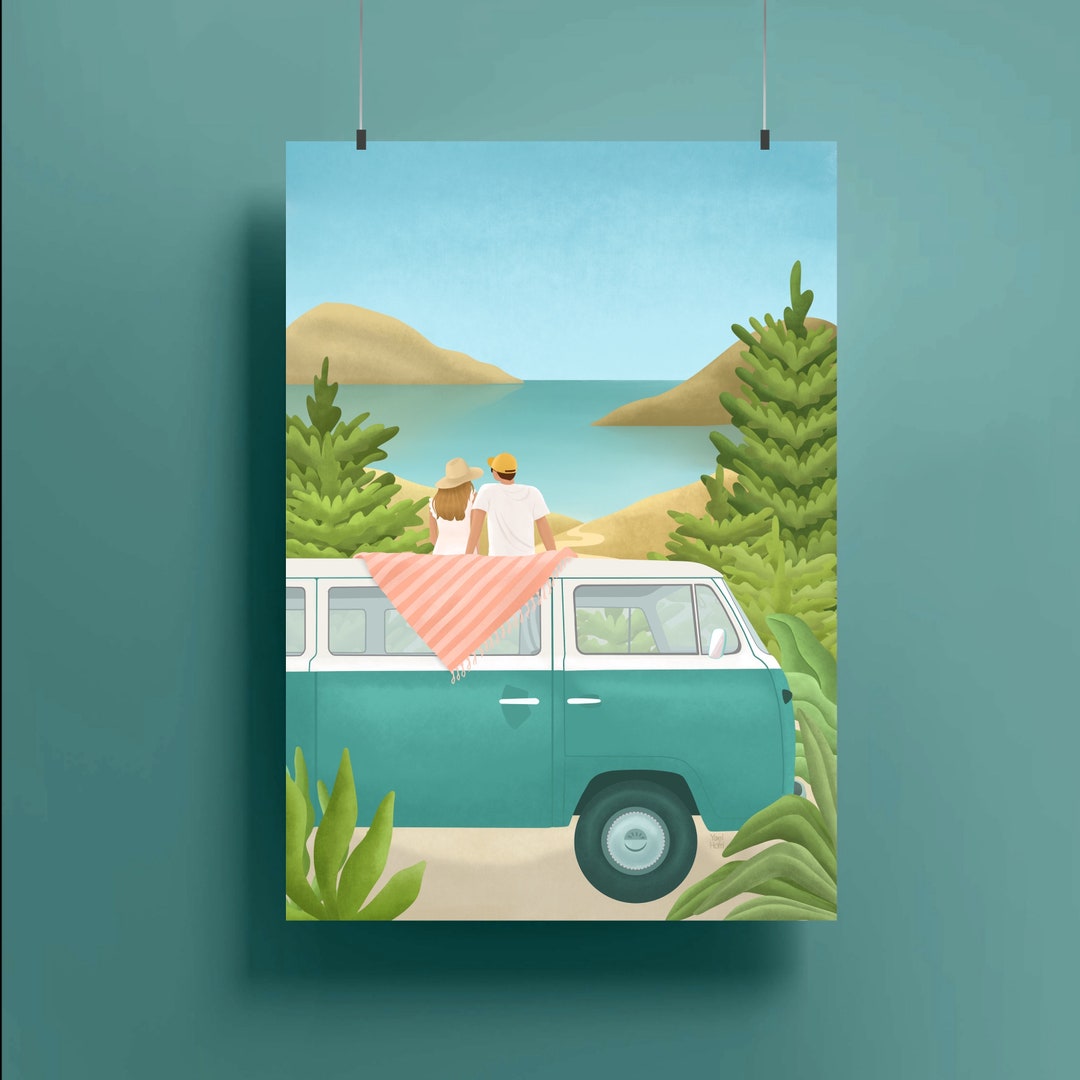 Road Trip, Print, Fine Art Print, Travel Poster, Wall Art Print ...