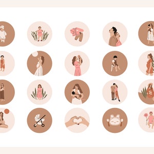 Motherhood Instagram Templates. Mom Life Influencer Instagram ...
