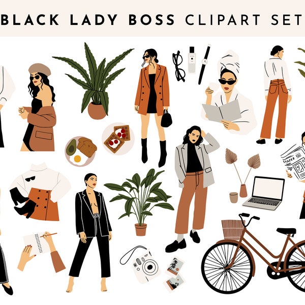 Girly Boss Lady Icon - Etsy