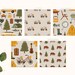 Camping Nature Travel Vector Clipart & Pattern Bundle. Adventure ...