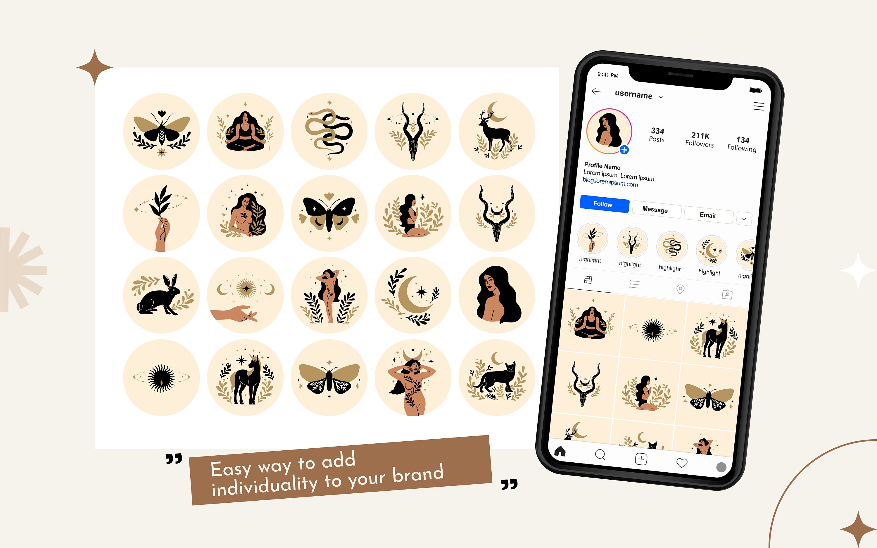 Celestial Instagram Highlight Icons. Mystic Instagram Story - Etsy