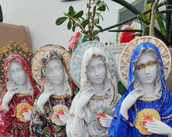 Virgin Mary Statue for Indoor and Outdoor Blessed Mother - Etsy