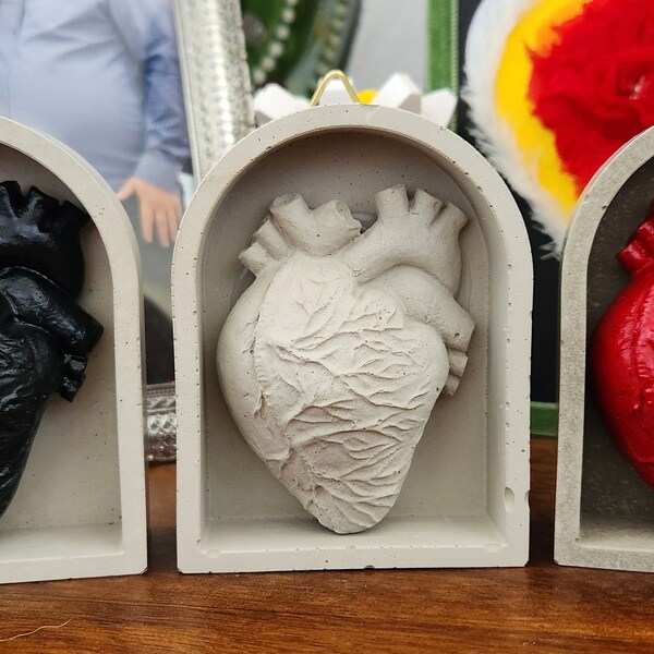 Concrete Heart - Etsy