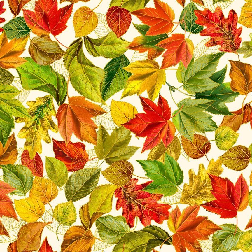 Fall Into Autumn Quilt Kit With Complimenting Fall Fabrics Using ...
