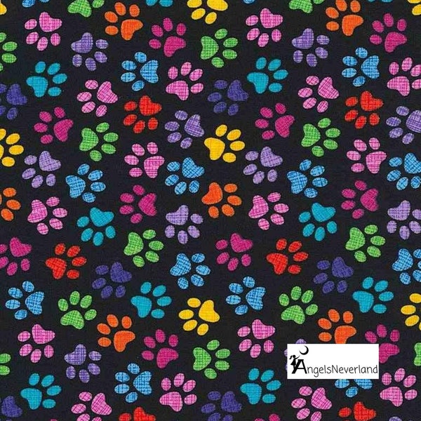Paw Print Fabric - Etsy