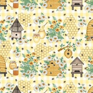 Beginner Quilt Kit Bee All You Can Bee DIY Panel Quilt Kit 50" X 68 ...