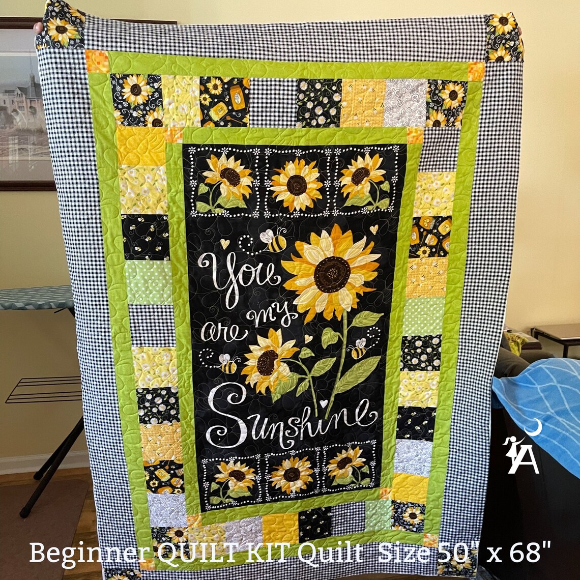 You Are My Sunshine Beginner Quilt Kit W/ Pattern & Fabric - Etsy