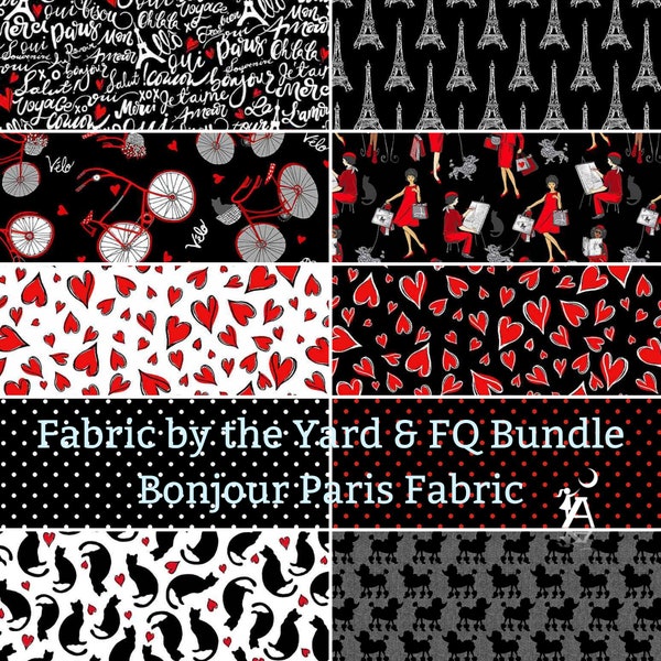 Paris Fabric - Etsy