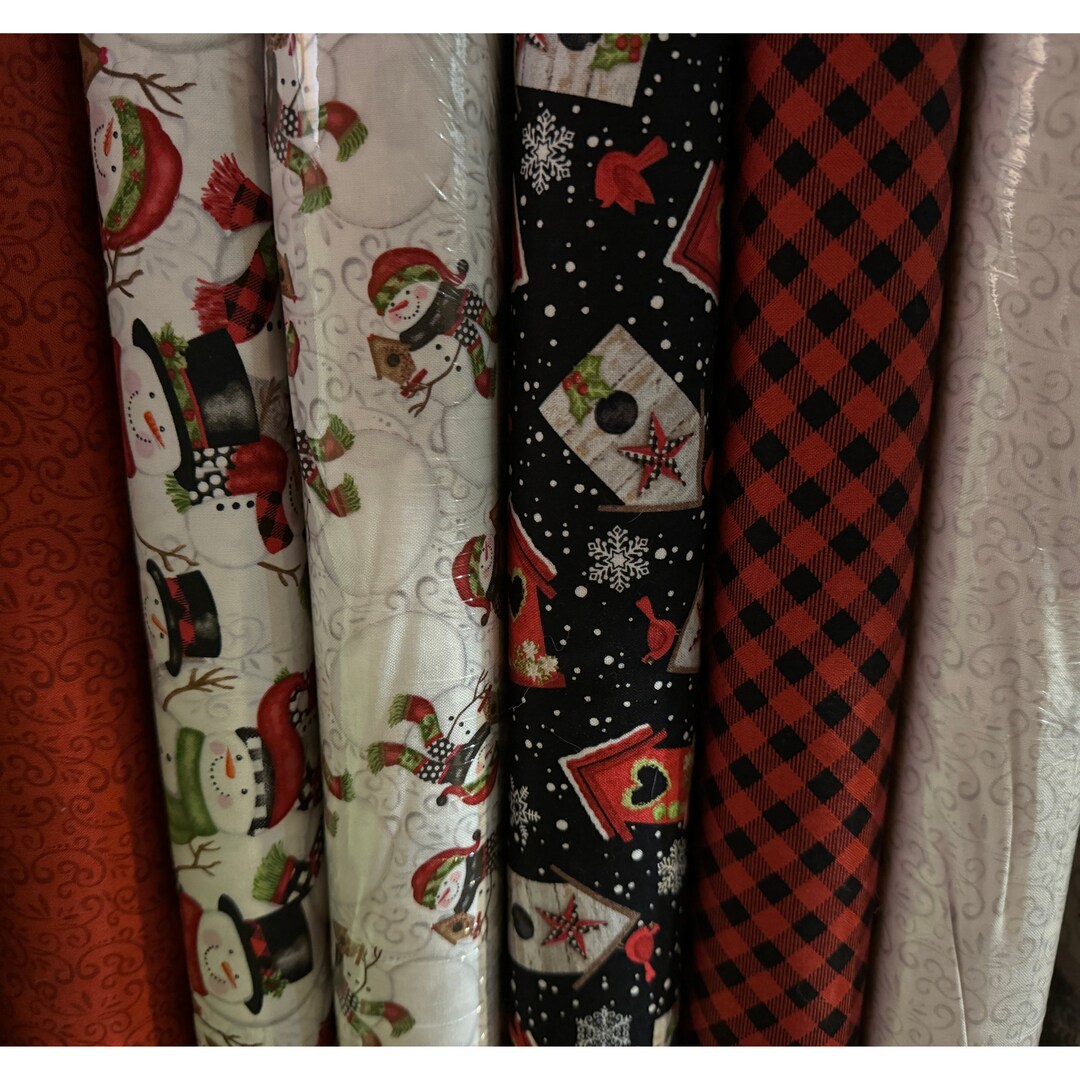 Snow Place Like Home Snowman Cotton Fabric by Studio E, Christmas ...