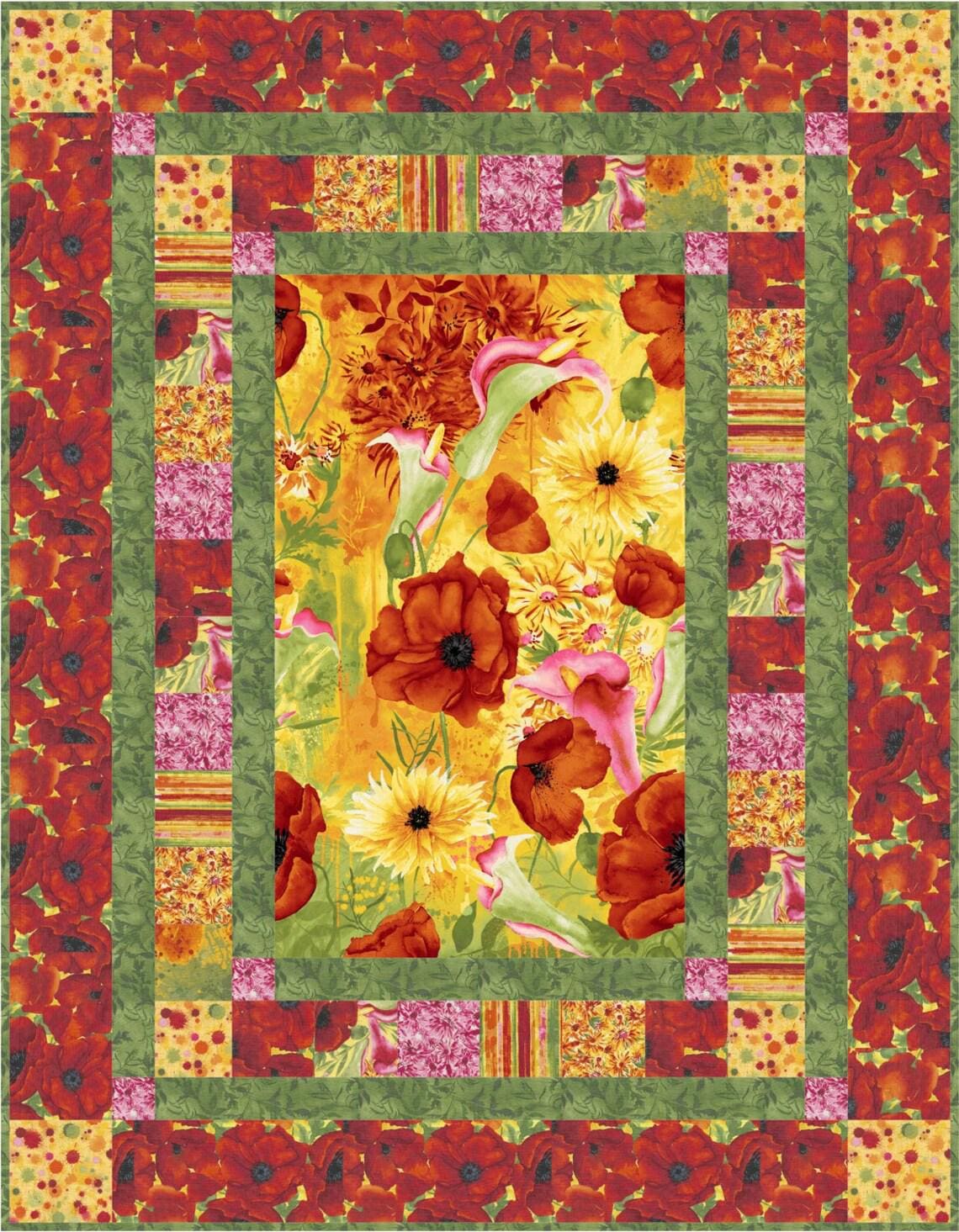 Fast & Fun Beginner Quilt Pattern With FREE SHIPPING - Picture This ...