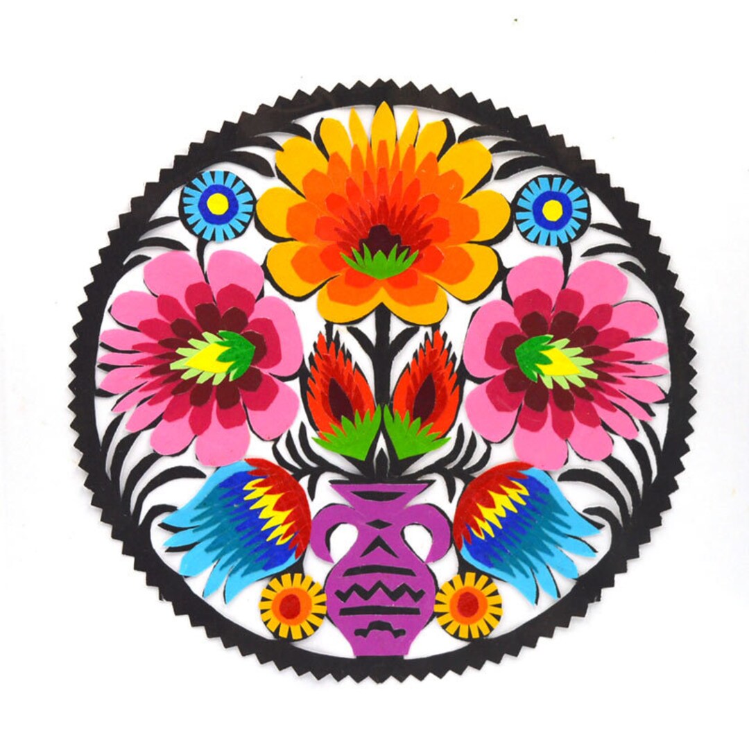 Paper Cut/ Cut Out/ Folk Art/ Lowicz - Etsy