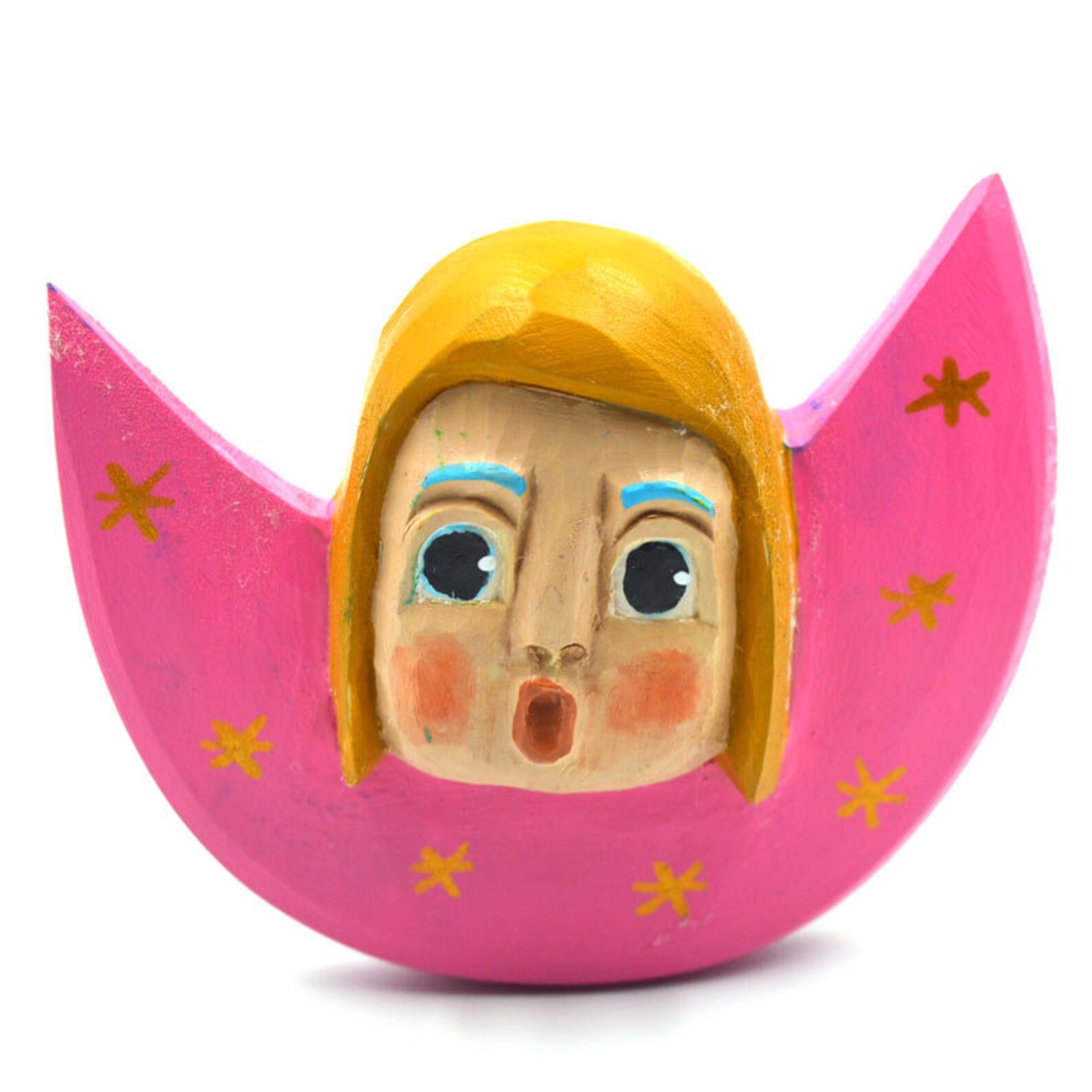 Folk Angel/ Putto/ Hand Carved Angel - Etsy