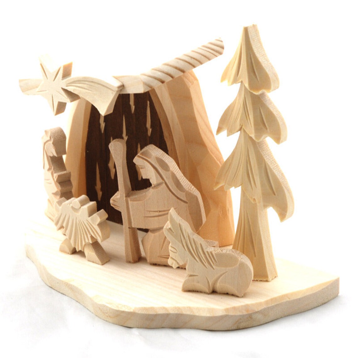 Wooden Nativity/ Nativity Scene/ Folk Nativity/ Small Nativity - Etsy