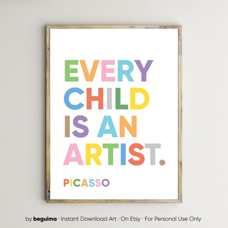 Every Child is an Artist - Etsy
