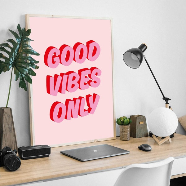Good Vibes Poster - Etsy