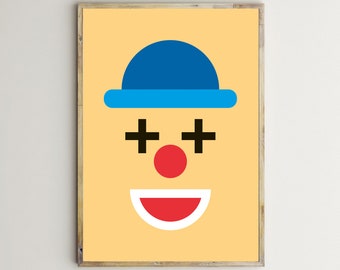 Clown prints | Etsy