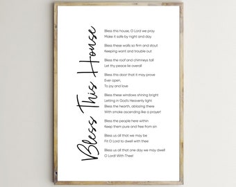 House Blessing Poem | Etsy