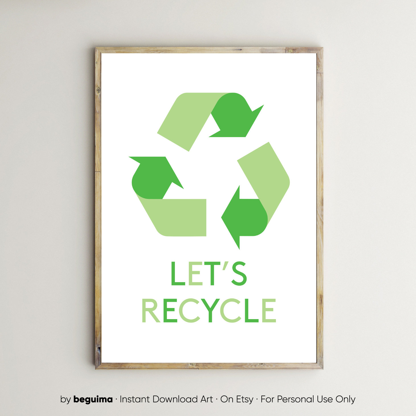Recycle Only Sign Printable