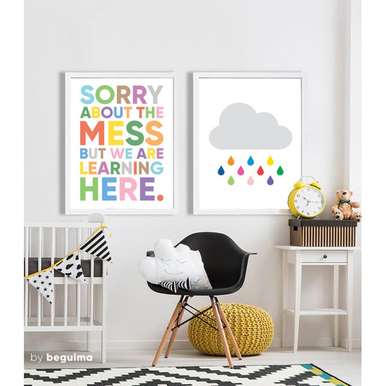 Sorry About The Mess But We Are Learning HereMessy Classroom | Etsy
