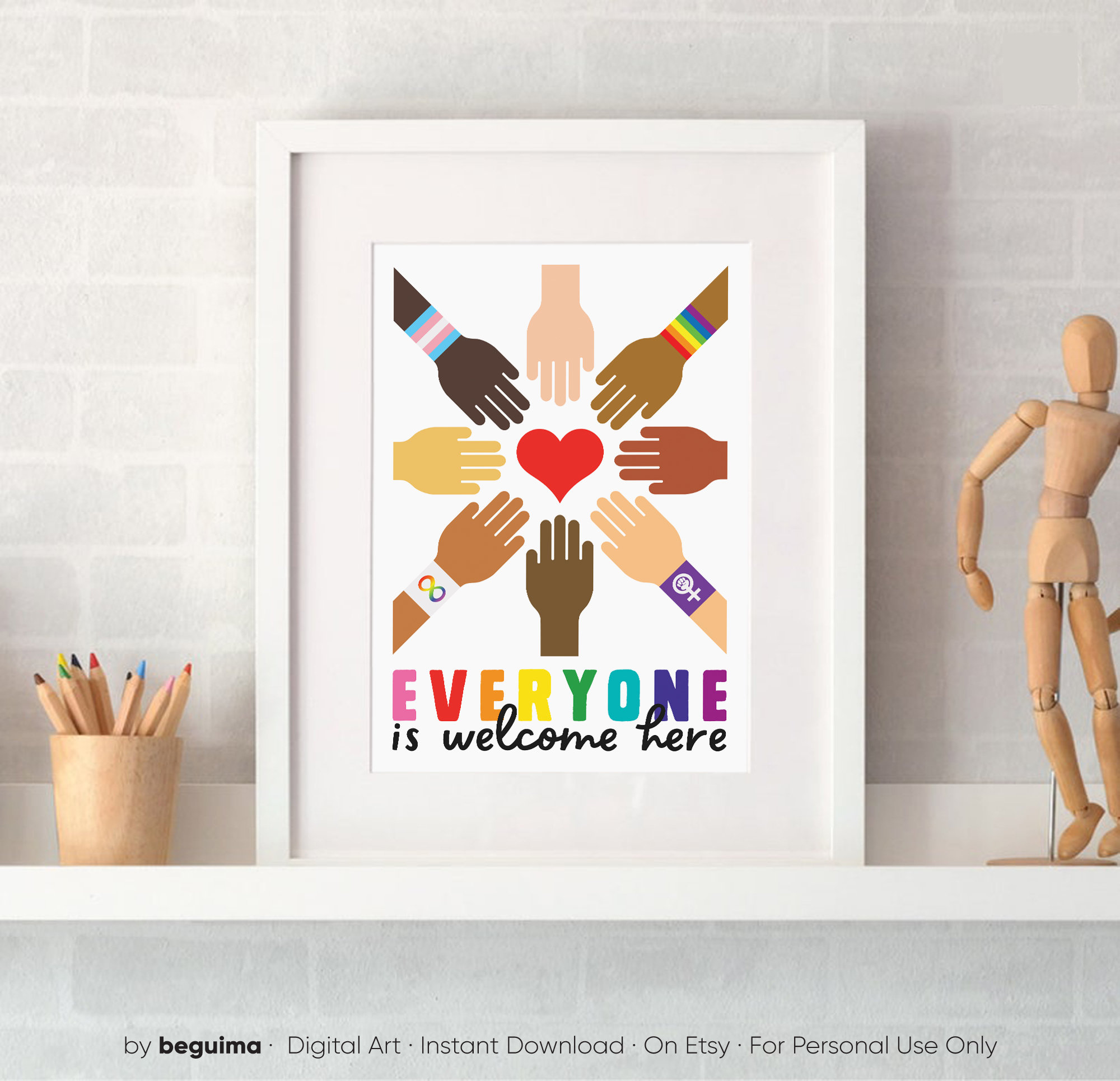 Equality Prints,diversity,classroom Decor,teacher,printable Wall Art ...