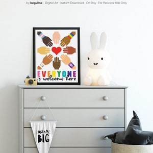Equality Prints,diversity,classroom Decor,teacher,printable Wall Art ...