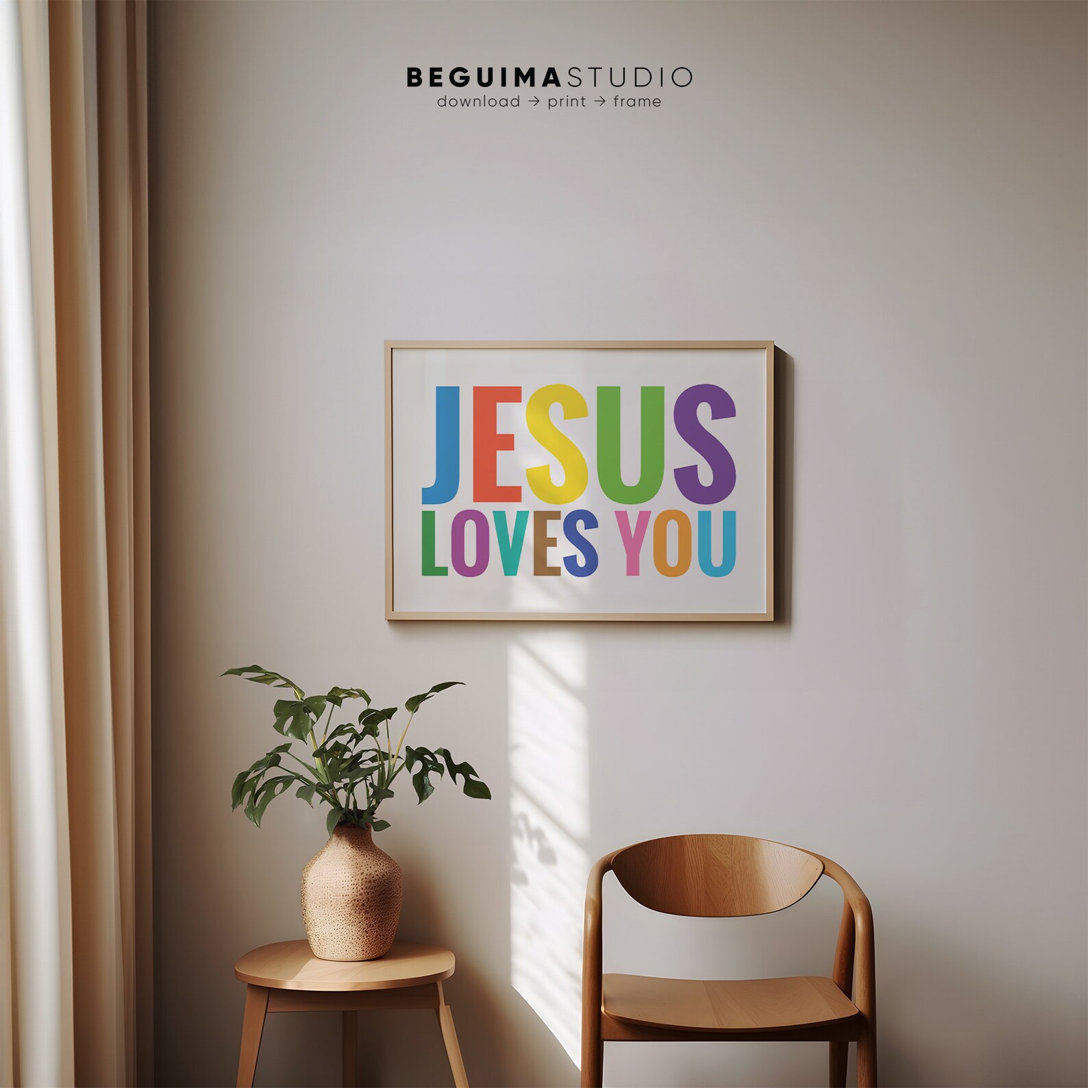 Jesus Loves You,bible Verse Print,christian Posters,scripture,printable ...