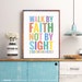 Walk by Faith Not by Sightbible Verse for Kidschristian - Etsy