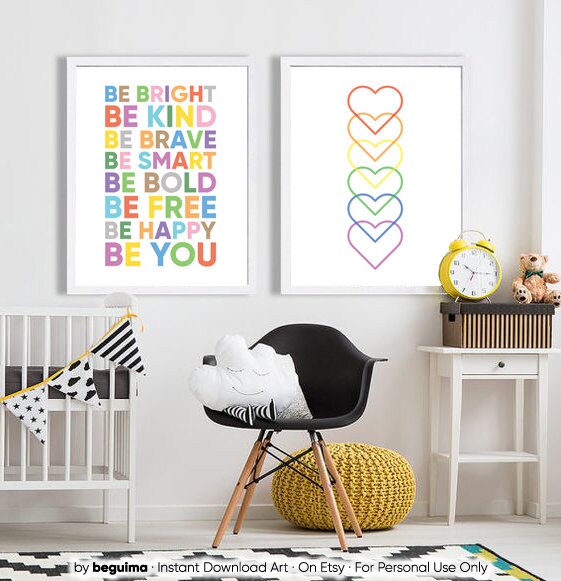 Nursery Printclassroom Decorquotes for Kidsteacherbe | Etsy