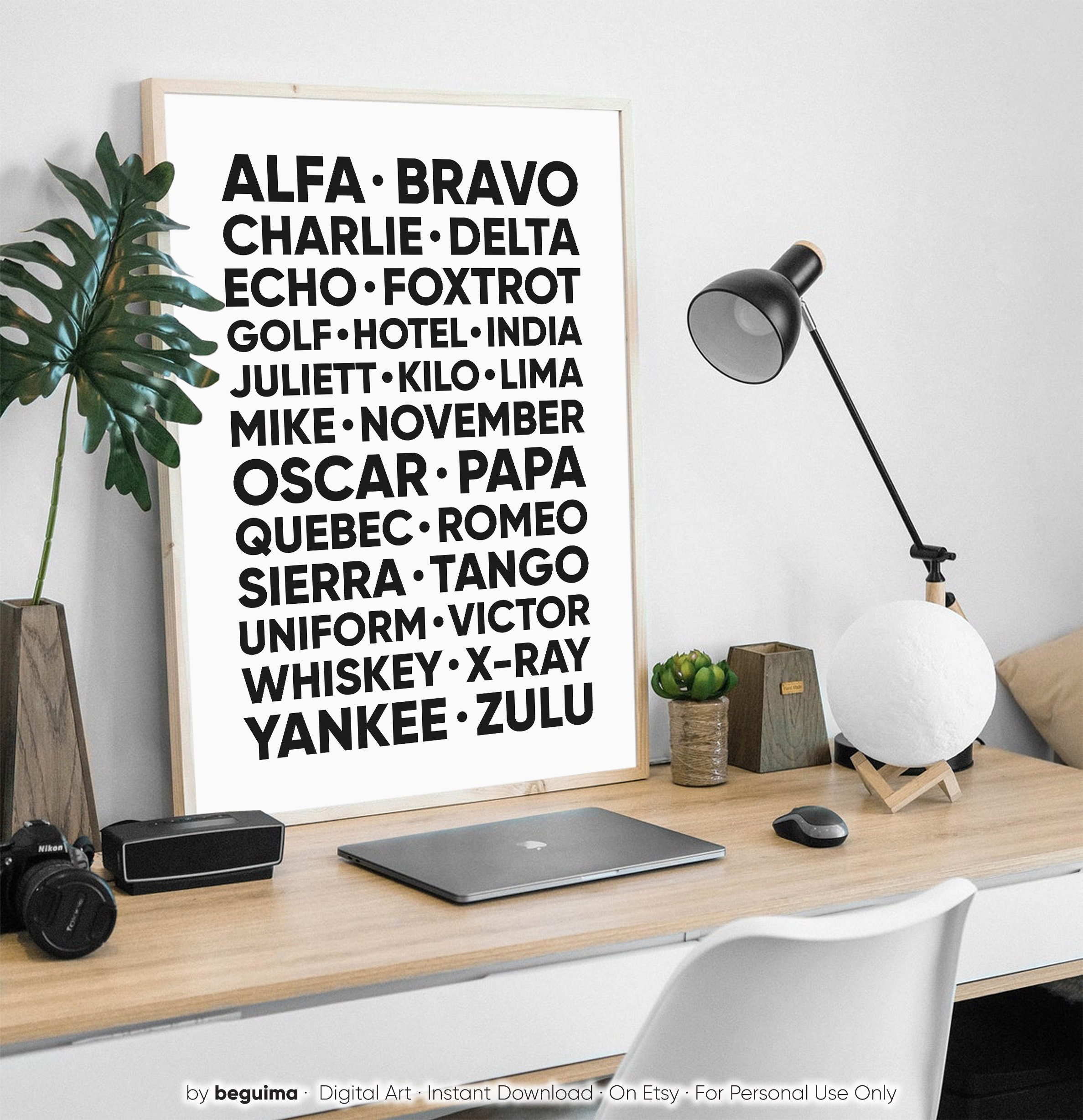 Alfa Bravo Charlie,kid Prints,phonetic Alphabet,spelling Alphabet,boy ...
