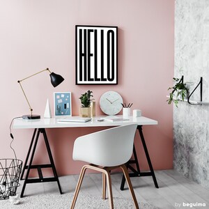 Hello Posters,hello Prints,hello Wall Art,printable Art,entryway Decor ...