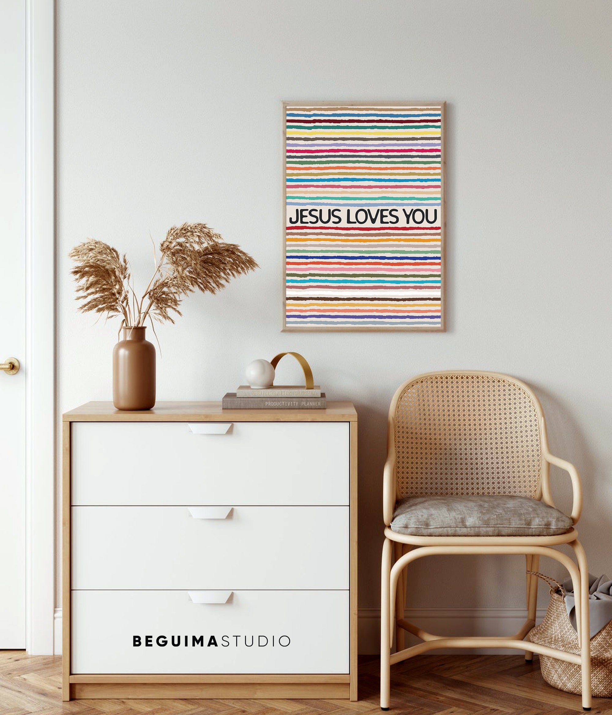 Jesus Loves You,christian Prints Bible Verse Kids Printable Wall Art ...